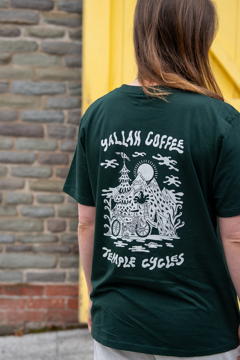 Temple X Yallah Tee - Evergreen – Temple Cycles - Global